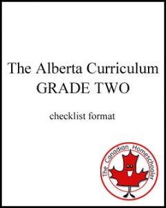 Curriculum Checklists - The Canadian Homeschooler Resources Shop