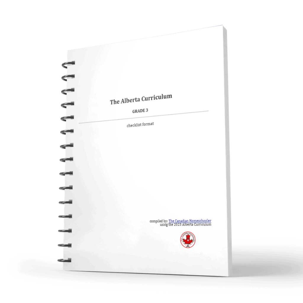Curriculum Checklists - The Canadian Homeschooler Resources Shop