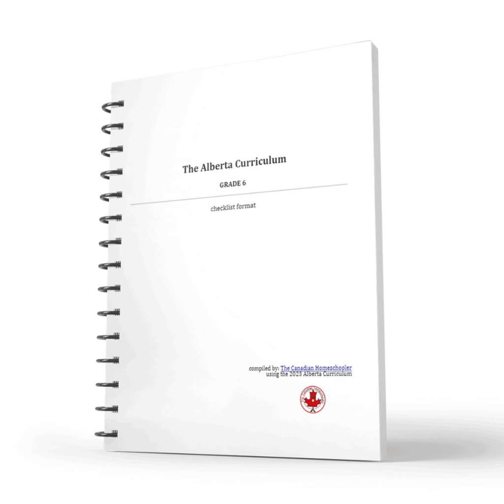 Curriculum Checklists - The Canadian Homeschooler Resources Shop