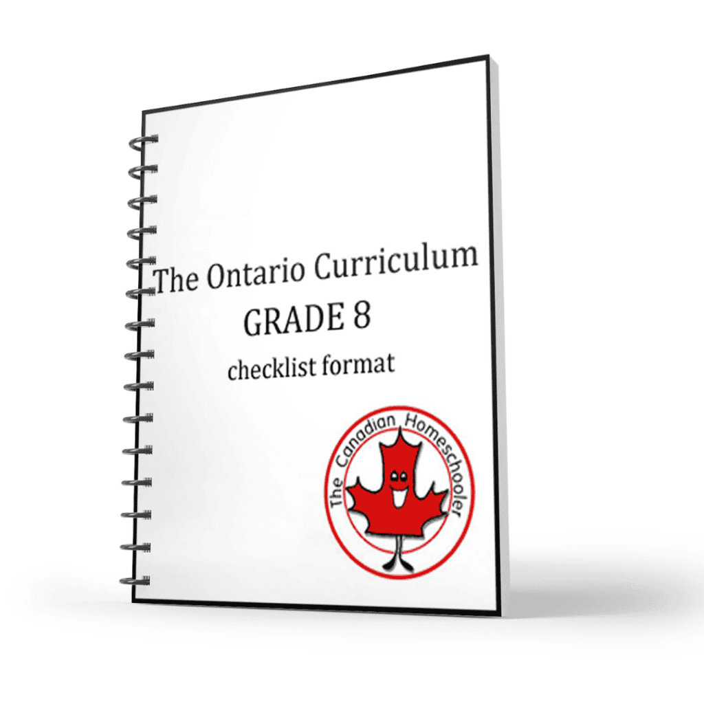 Curriculum Checklists - The Canadian Homeschooler Resources Shop